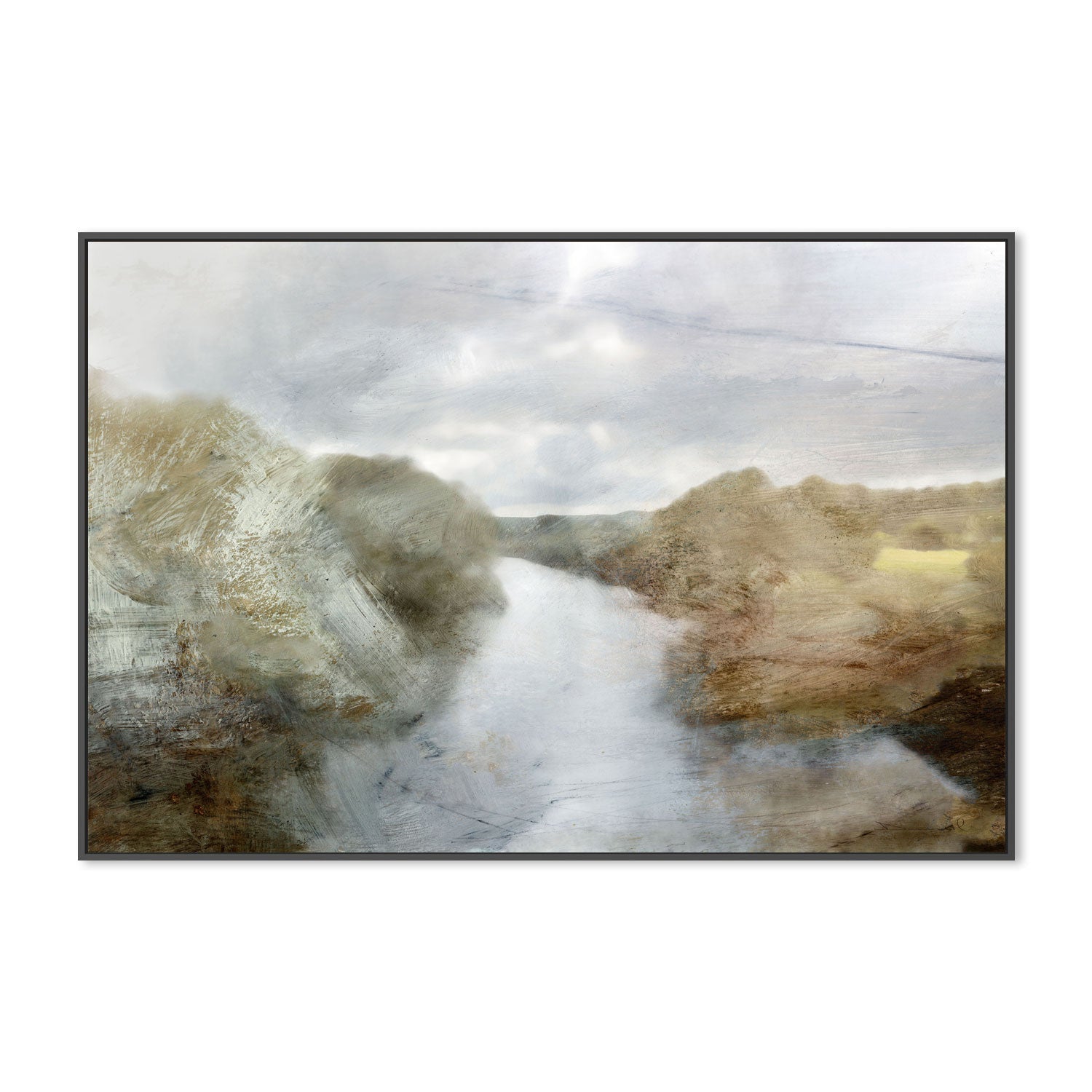 Riverside , By Dan Hobday |Wall Art Print Framed Canvas Poster – Eucalypt Art Group