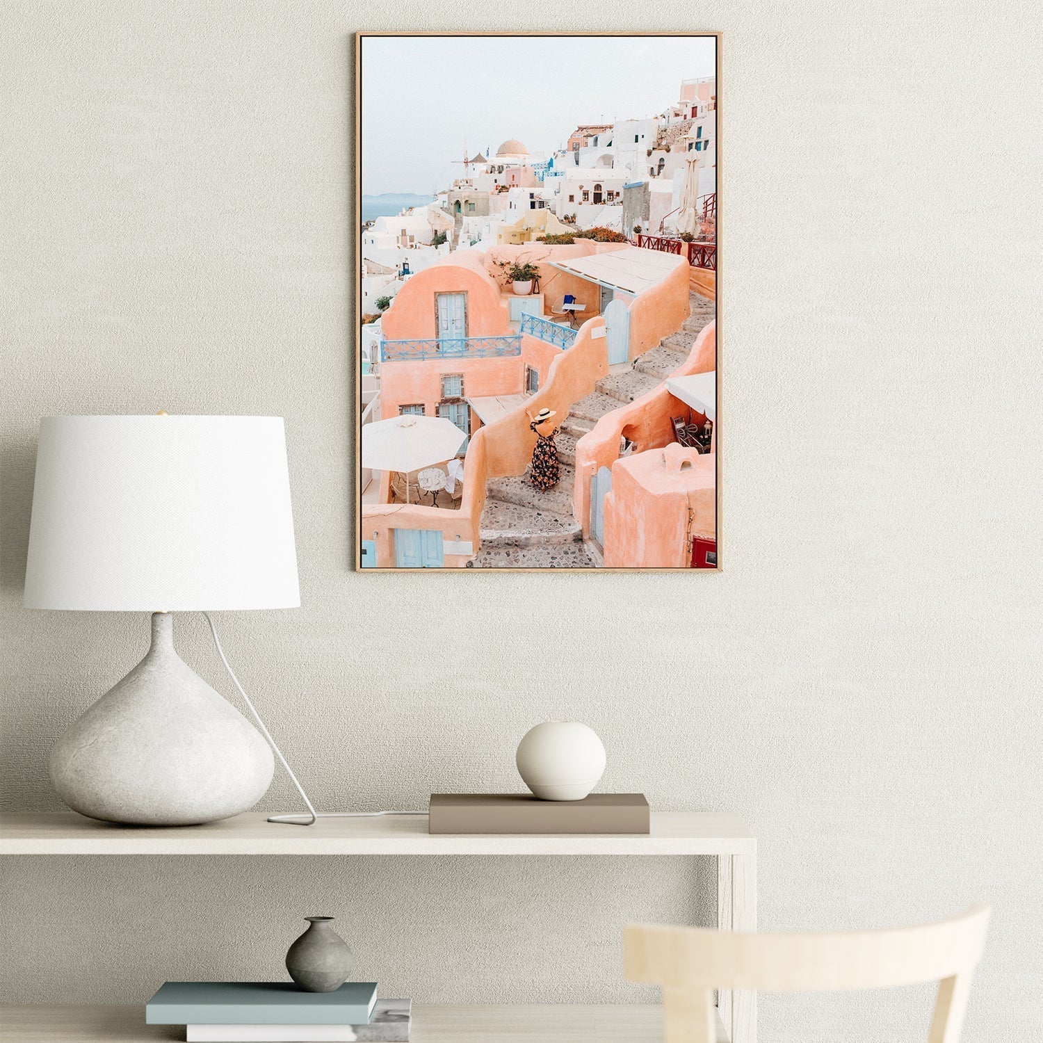 Santorini , By Jovani Demetrie |Wall Art Print Framed Canvas Poster ...