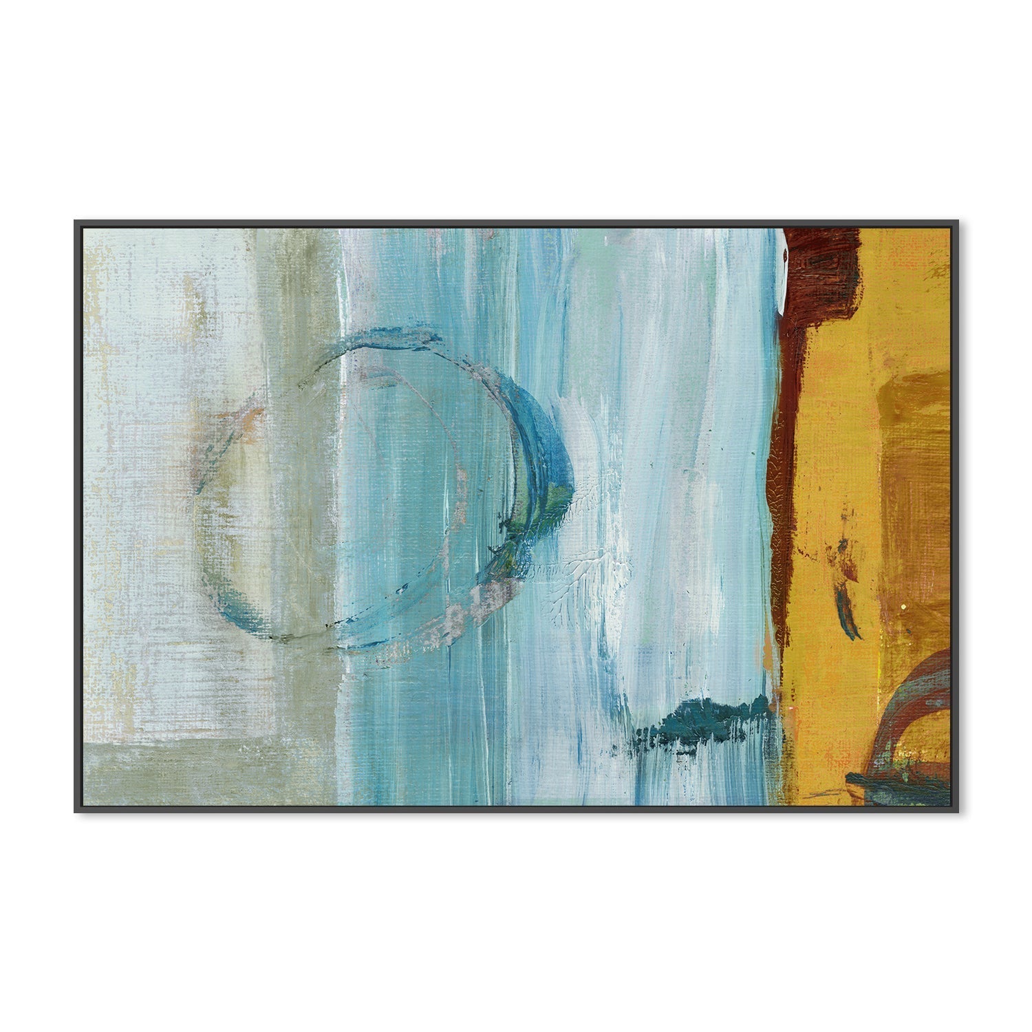 Color Blocking In Blue , By Linda Todd Buikema – Eucalypt Art Group