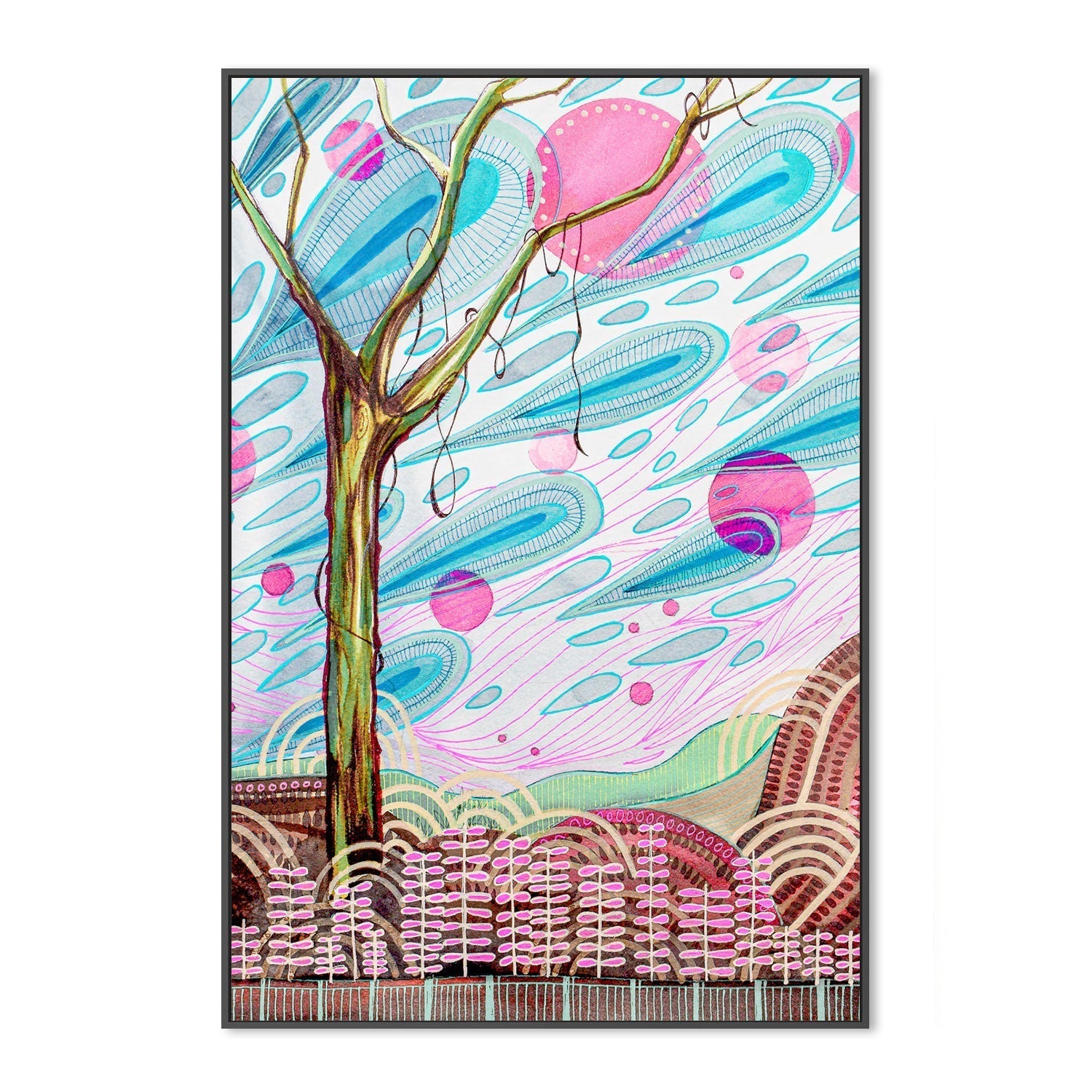Spirit Tree , By Sarah Carlton Art |Wall Art Print Framed Canvas ...