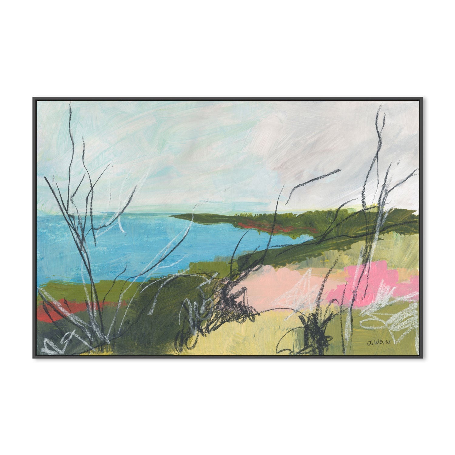 Winter Trees , By Jan Weiss – Eucalypt Art Group
