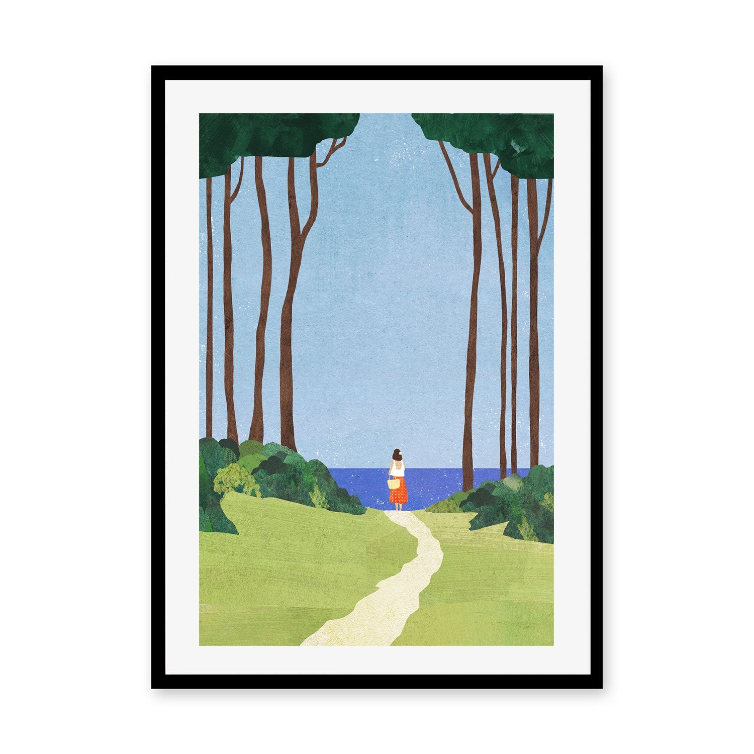 Day Trip |Wall Art Print Framed Canvas Poster – Eucalypt Art Group