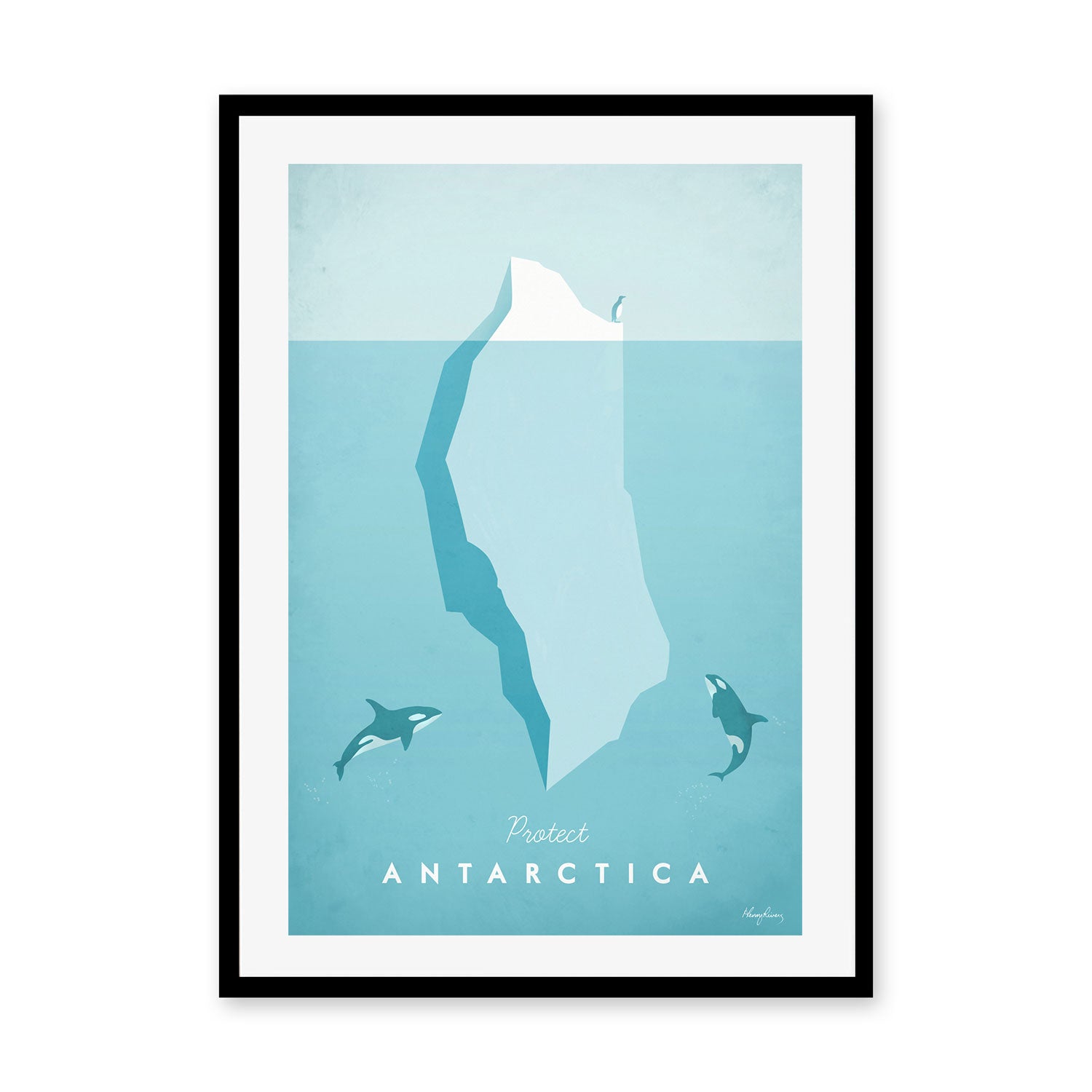 Protect Antarctica , By Henry Rivers |Wall Art Print Framed Canvas ...